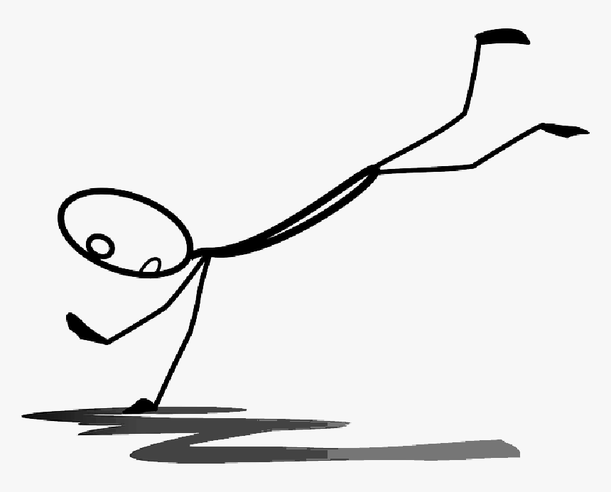 Falling, Tripping, Stickman, Stick Figure, HD Png Download ...