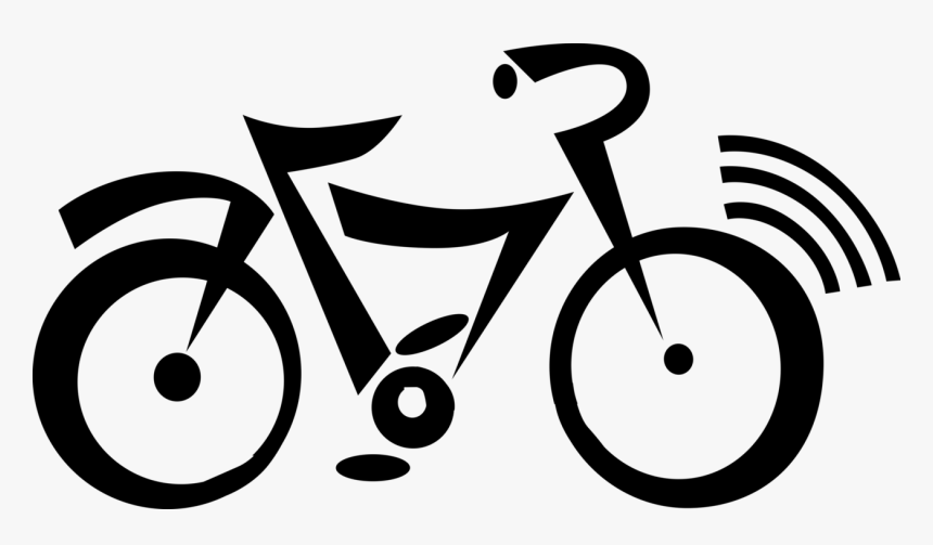 Vector Illustration Of Bicycle Bike Or Cycle Human - Bicycle, HD Png ...