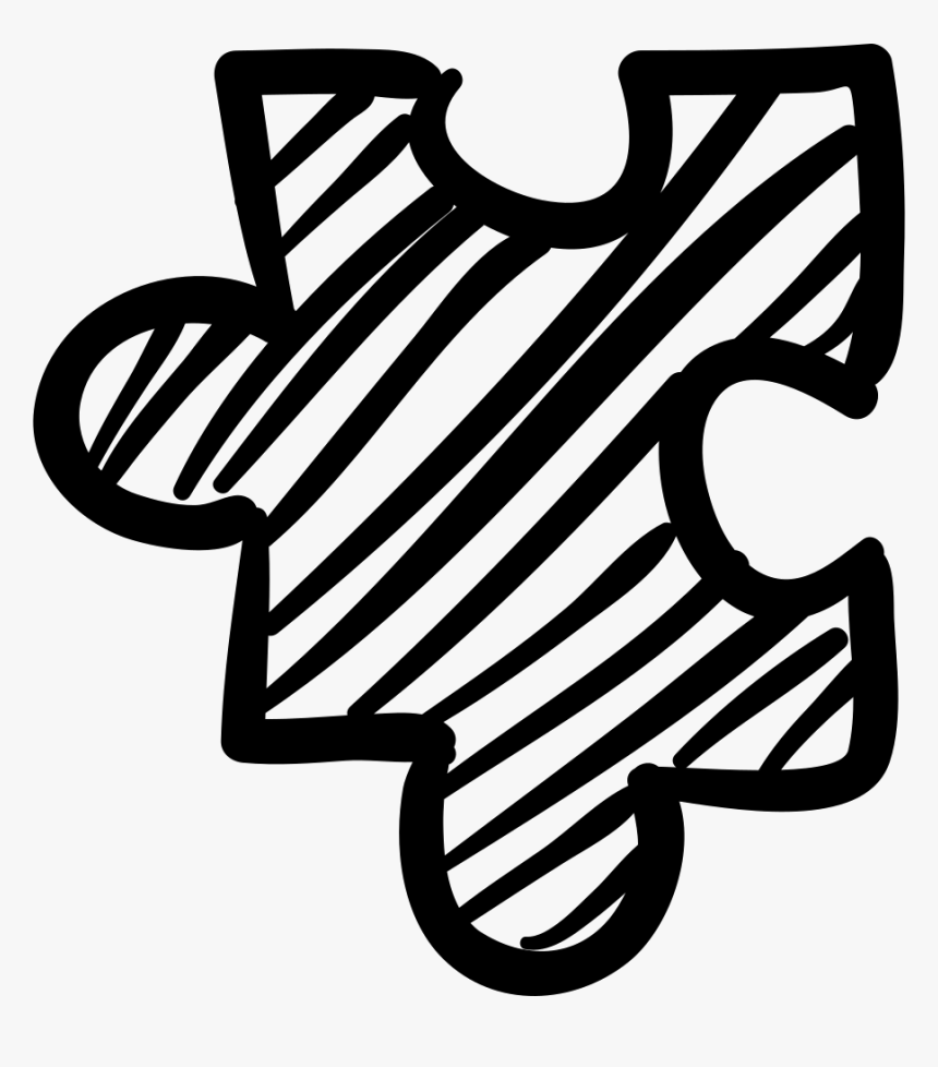 Transparent Free Clipart Puzzle Pieces - Puzzle Shapes To Draw, HD Png ...