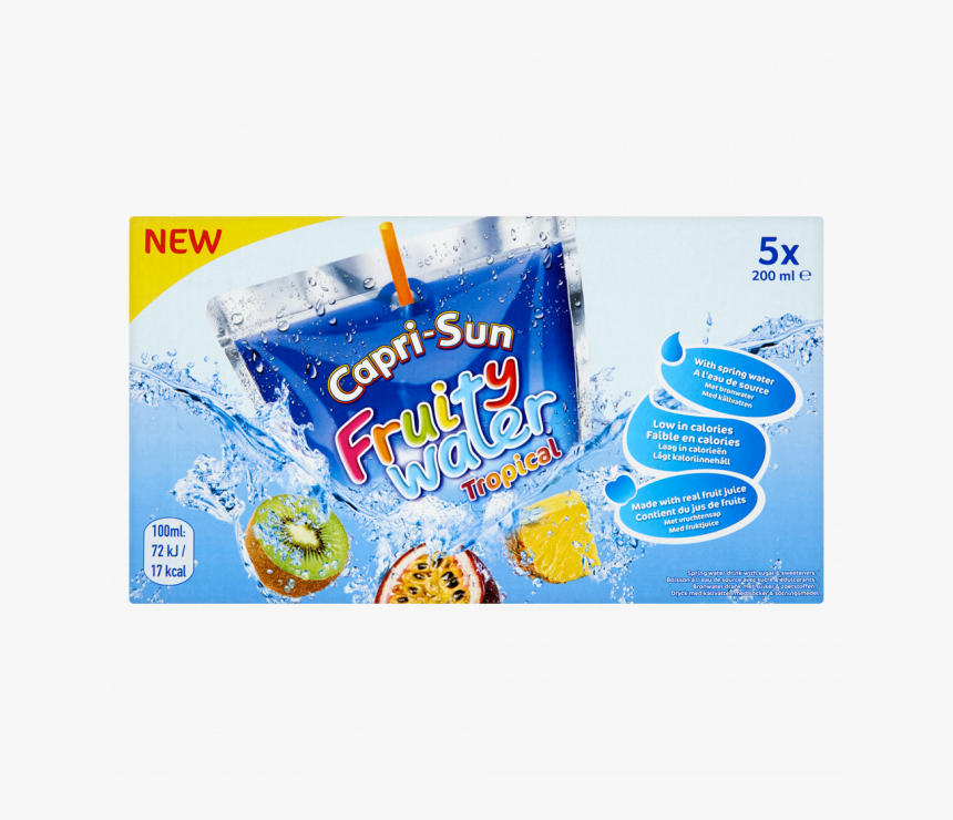 Capri Sun Fruity Water , Png Download - Graphic Design, Transparent Png ...