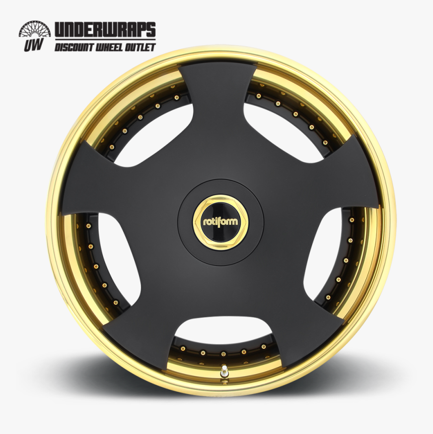 Matt Black And Gold Mag Wheels, HD Png Download , Transparent Png Image ...