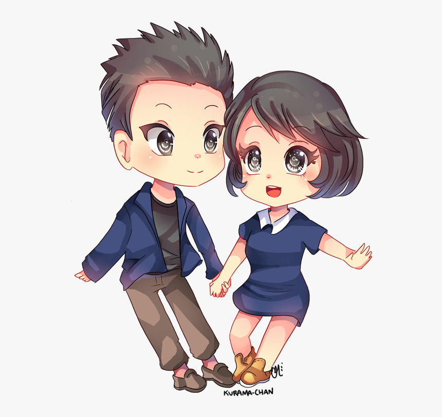 Chibis Holding Hands