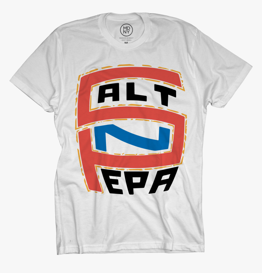 Red & Blue Logo On White T-shirt - Salt N Pepa, HD Png Download ...