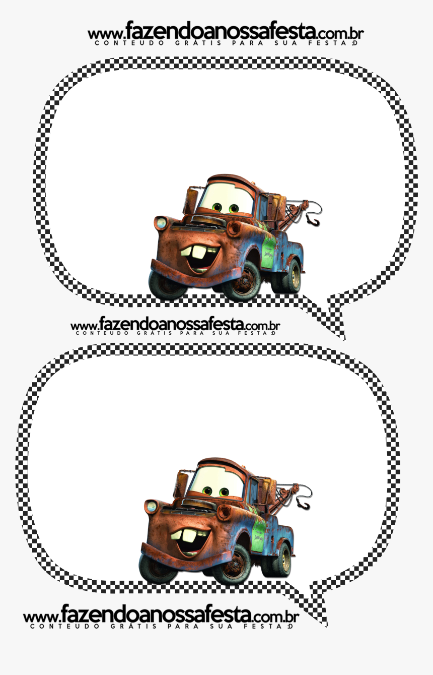 Cars Movie Disney Tow Mater Poster, Transparent Png - Cars, Png ...