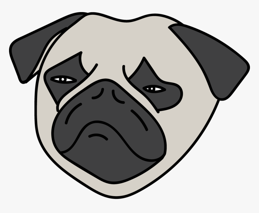Mrbiscuitthepug Pikelet Illustration Rgb - Pug, HD Png Download ...