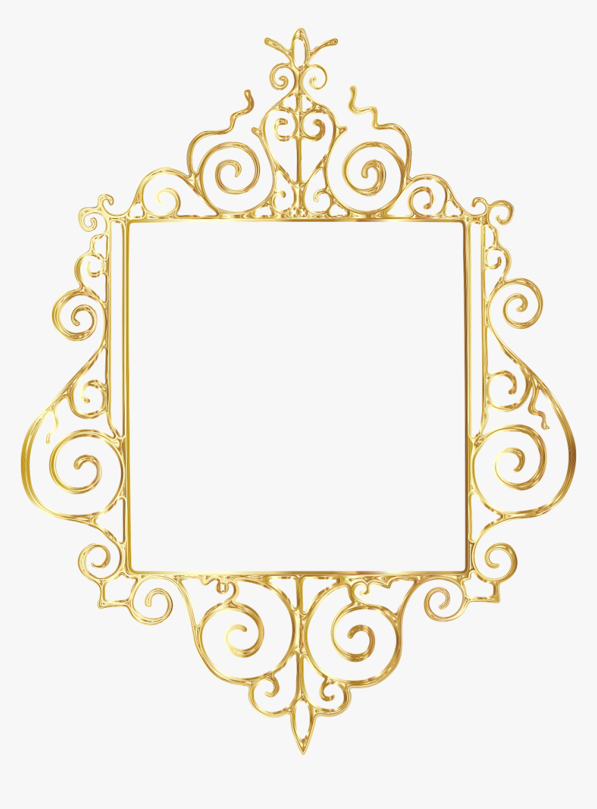 Gold Vintage Border Png, Transparent Png , Transparent Png Image - PNGitem