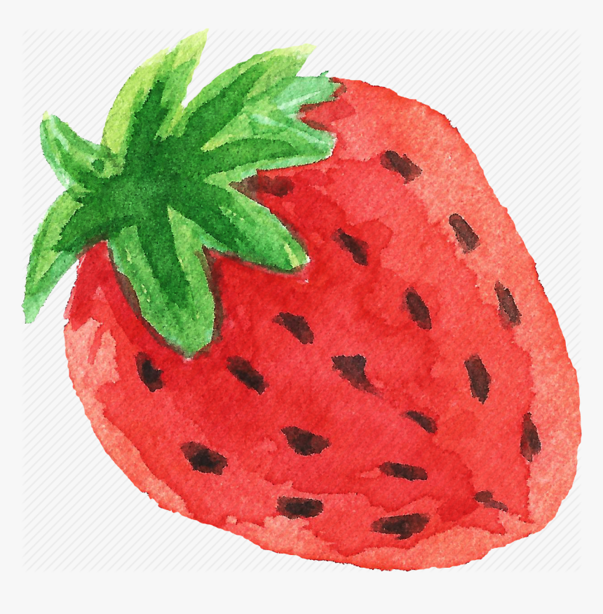 Cuisine, Food, Fruit, Fruits, Strawberry, Watercolor,, HD Png Download ...