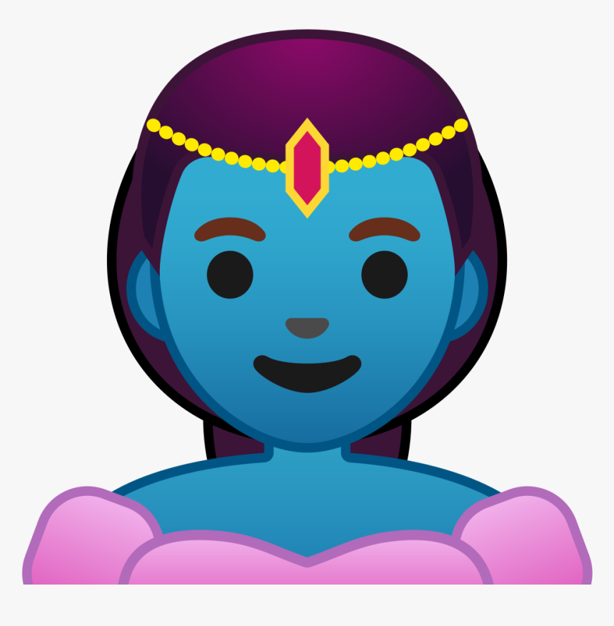 Woman Genie Icon - Android Genie Emoji, HD Png Download , Transparent ...