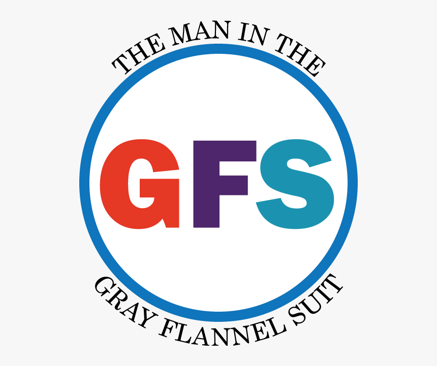 The Man In The Gray Flannel Suit Gfs Logo - Circle, HD Png Download ...