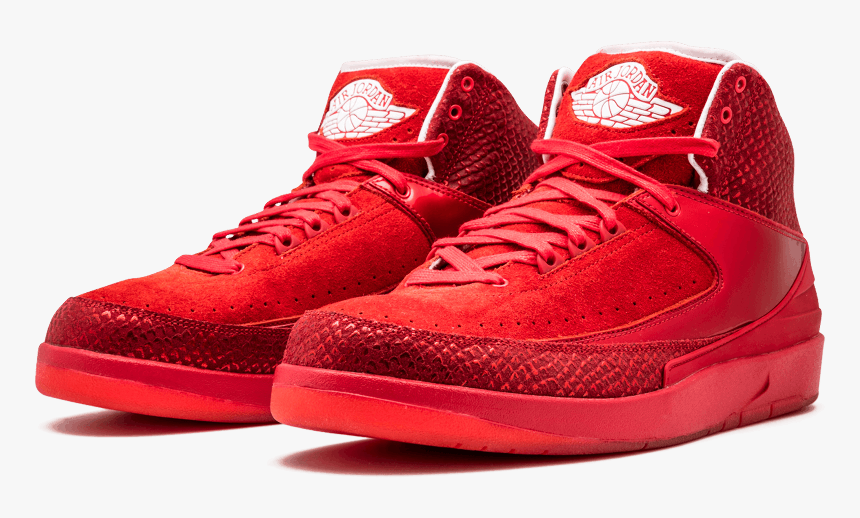 Air Jordan 2 Red, HD Png Download , Transparent Png Image - PNGitem