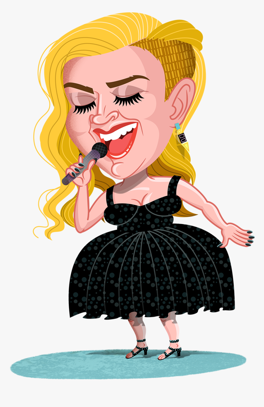 Kelly Clarkson Cartoon, HD Png Download , Transparent Png Image - PNGitem