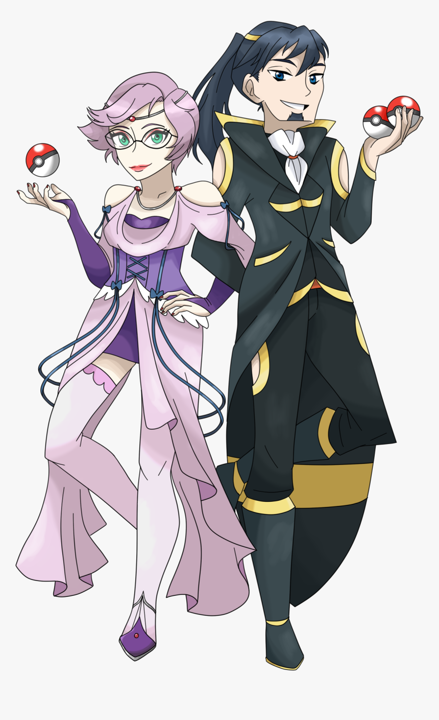 Yale And Nick Gym Leaders - Pokemon Gym Leader Oc, HD Png Download ...