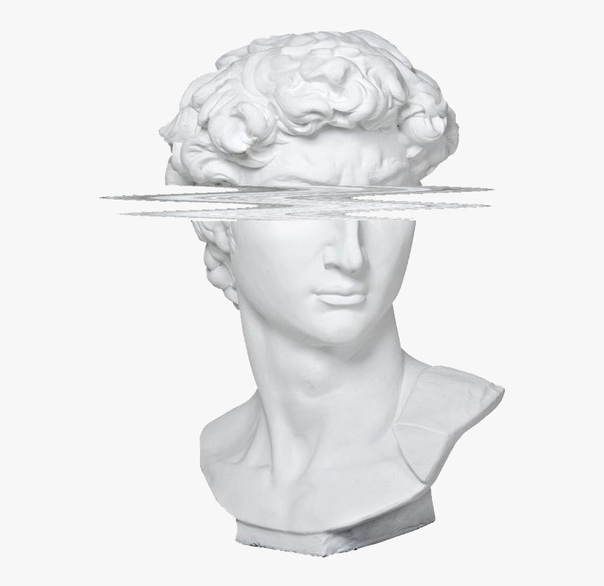 Aesthetic Art Png Transparent - Vaporwave Head Statue Png, Png Download ...