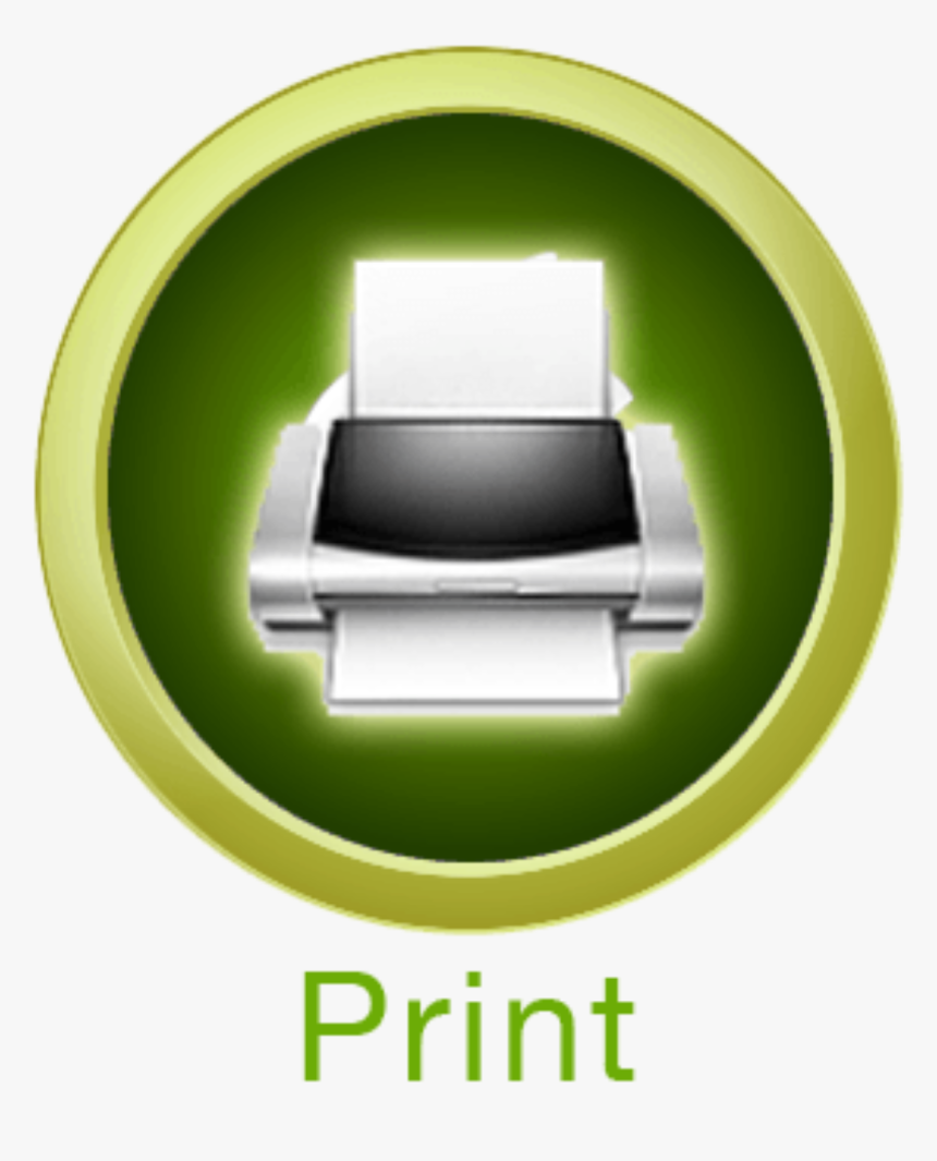 Png Icon For Print Button, Transparent Png , Transparent Png Image ...