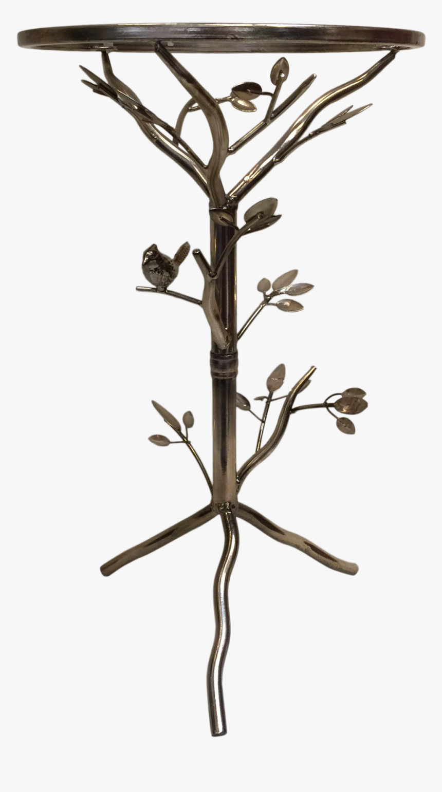 Gold Birdie On A Branch Table - Twig, HD Png Download , Transparent Png ...