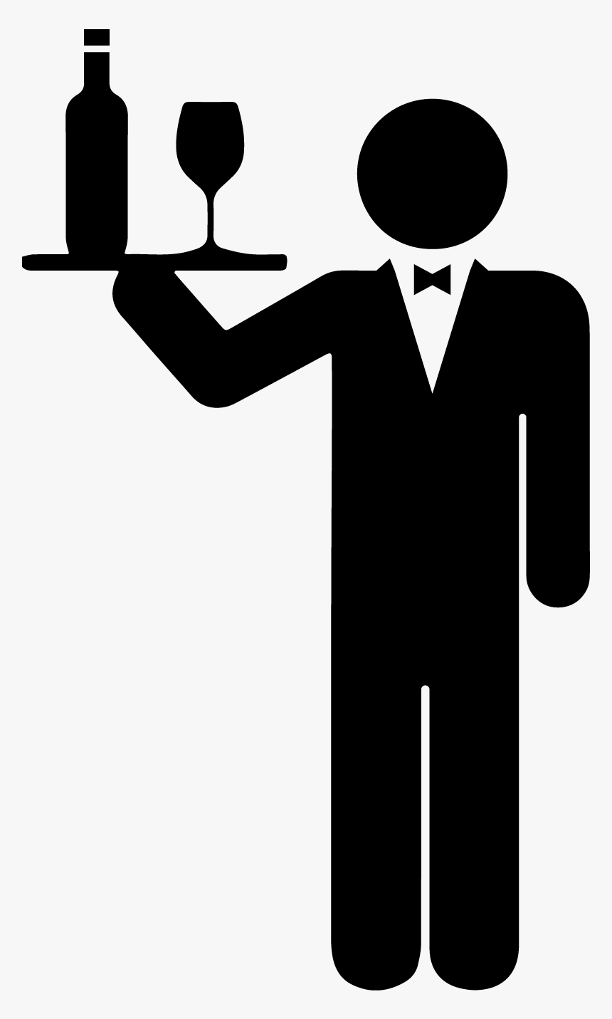 Kellner Piktogramm Clipart , Png Download, Transparent Png ...