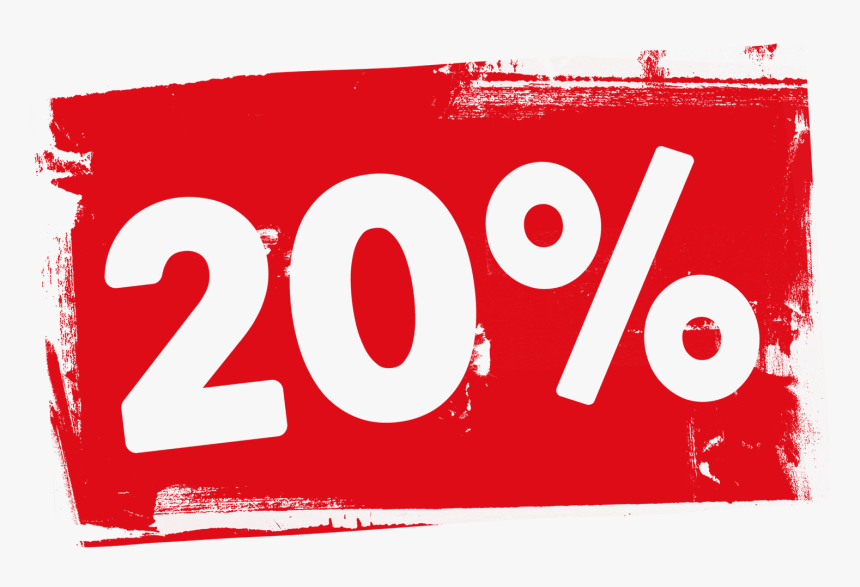 Grunge 20 Percent Label Psd - Graphic Design, HD Png Download ...