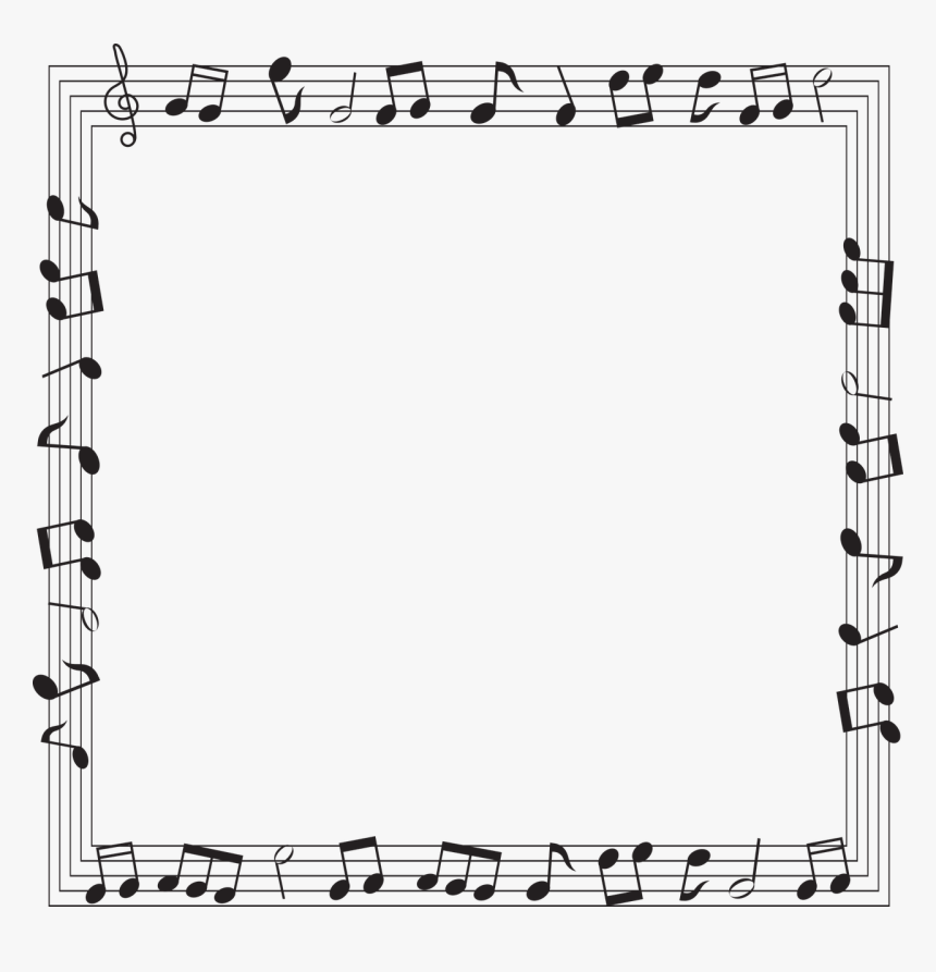 Music Note Frame, HD Png Download , Transparent Png Image - PNGitem
