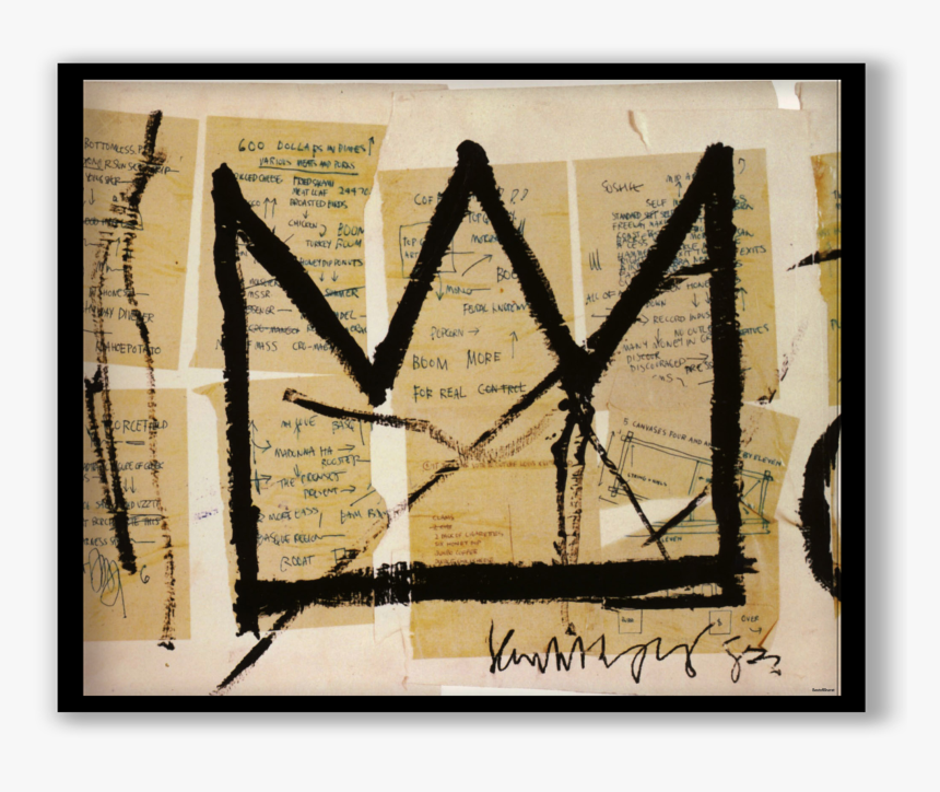 Jean Michel Basquiat Art Crown, HD Png Download , Transparent Png Image ...