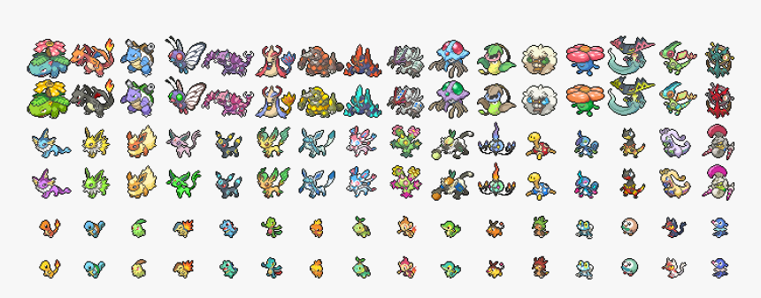 8 Bit Pokemon Sprites