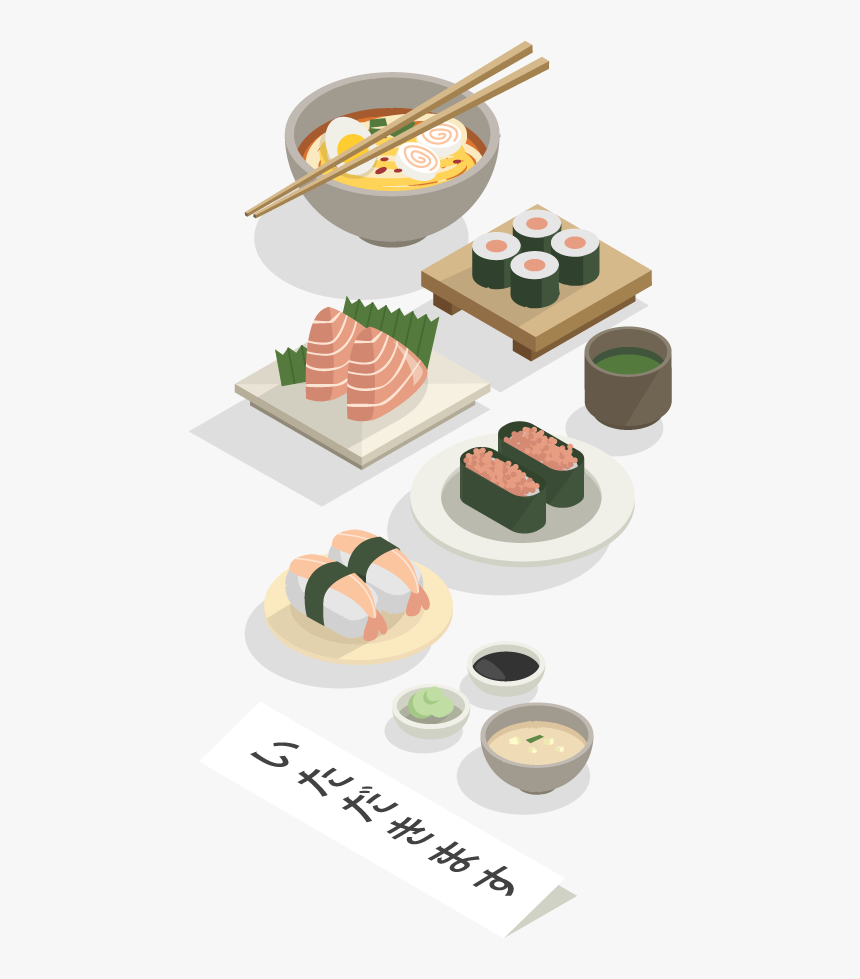 Drawing Japanese Foods - Japanese Food Drawing Png, Transparent Png ...