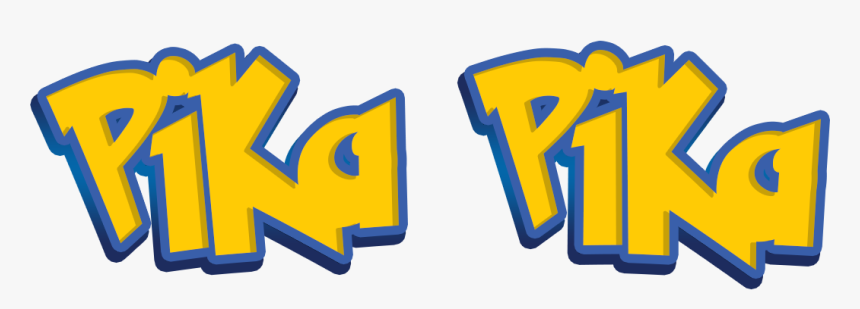 Pika Pika , Png Download - Pikachu Text Png Hd, Transparent Png ...
