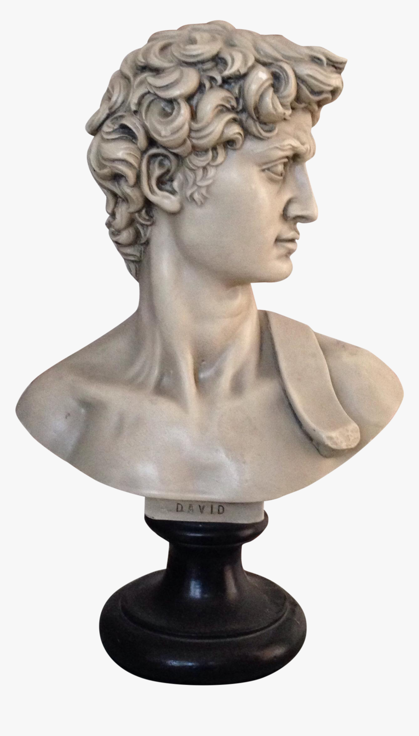 David Statue Png - Greek Statue Head Png, Transparent Png , Transparent ...