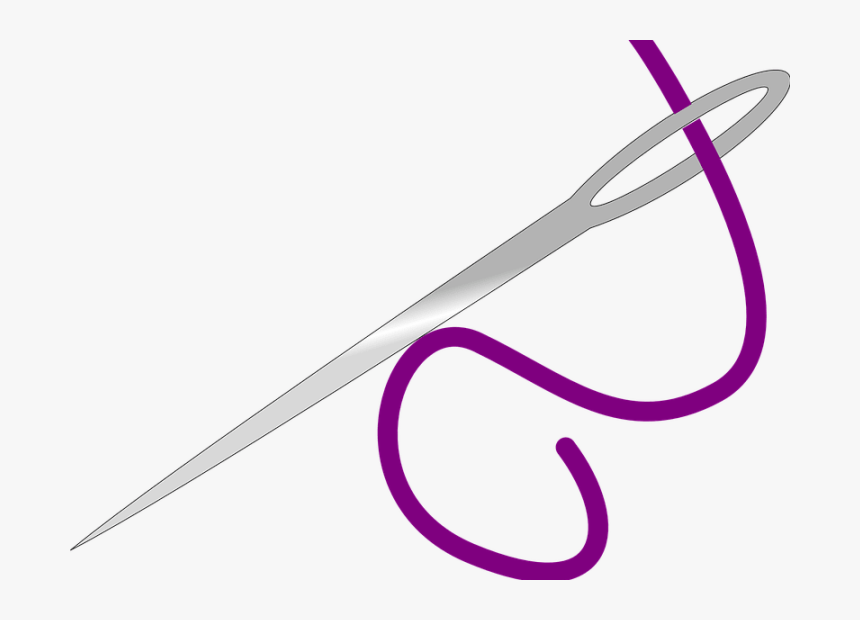 Fancy Needle And Thread Png Clipart , Png Download - Cartoon Knitting ...