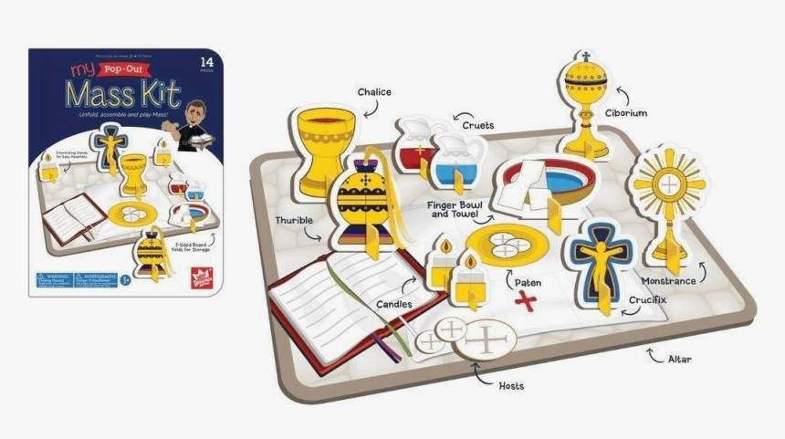 My Pop-out Mass Kit W201592 - Children's Mass Kit, HD Png Download ...