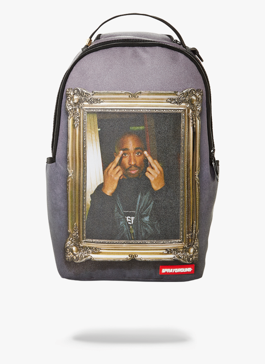 Tupac Sprayground Backpack, HD Png Download , Transparent Png Image ...