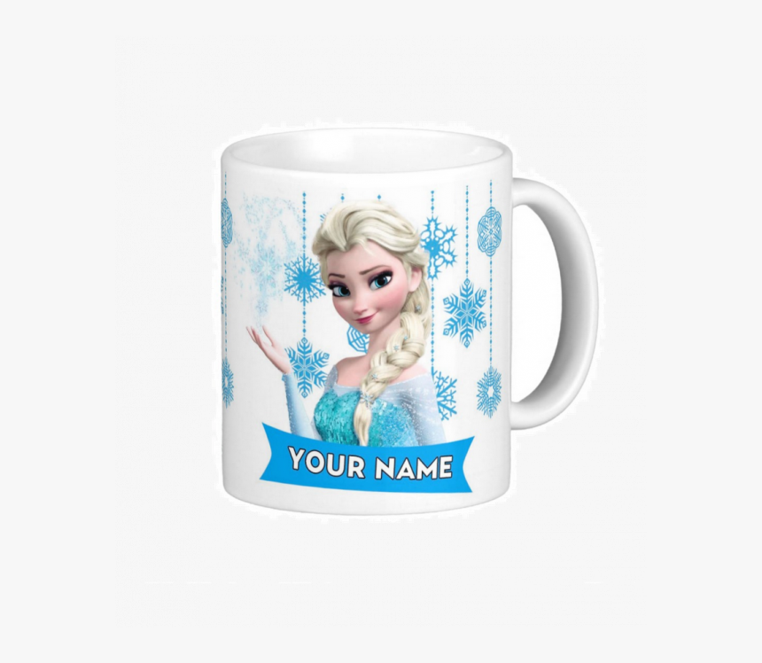 Personalized Frozen Elsa Plastic Kids Mug 11oz - Elsa, HD Png Download ...