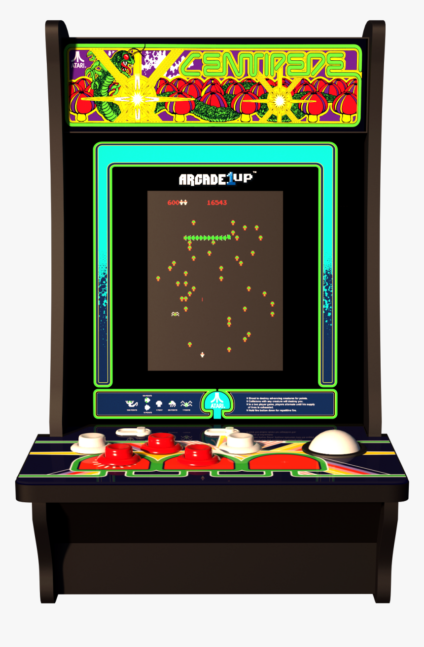 Arcade1up Centipede Countercade, HD Png Download , Transparent Png ...