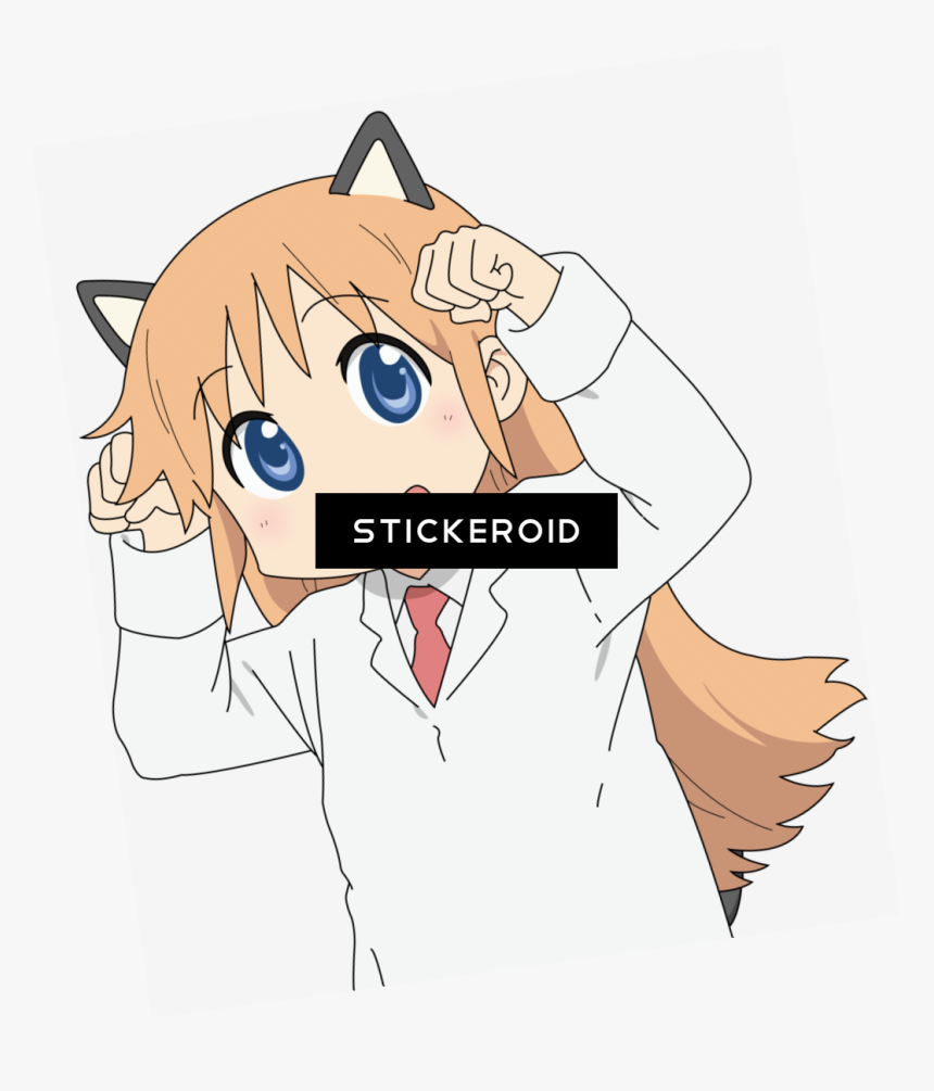 Nichijou Anime Cartoons - Nichijou Hakase, HD Png Download ...