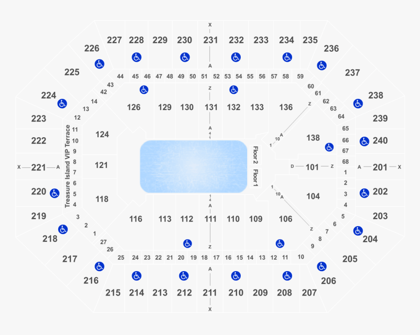 Section 212 Row A Target Center, HD Png Download , Transparent Png ...