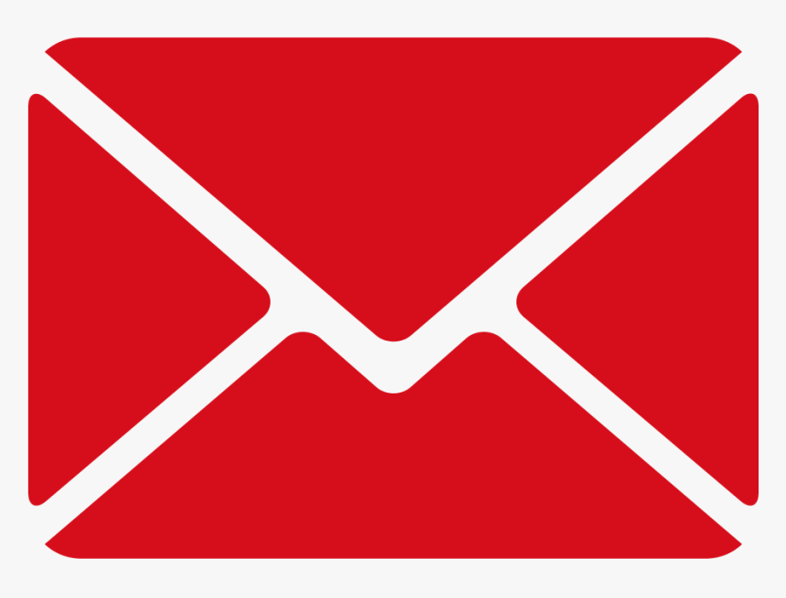 Mail Icon Rood Rgb - Mail Logo Png Black, Transparent Png , Transparent ...
