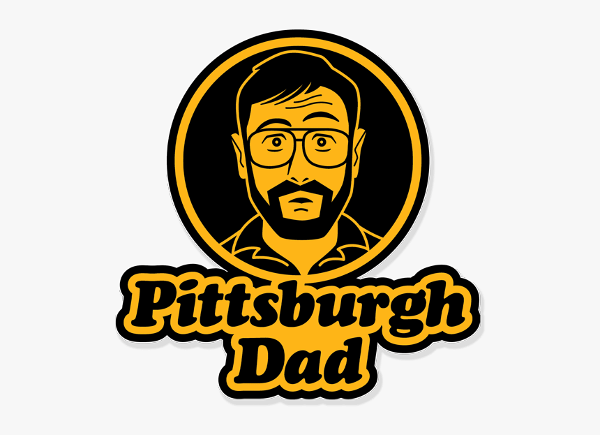 Pittsburgh Dad Icon Sticker - Pittsburgh Dad Logo, HD Png Download ...