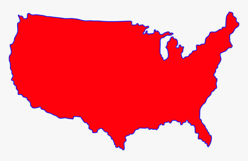 Transparent Us Map Icon Png - Usa Map Vector, Png Download ...