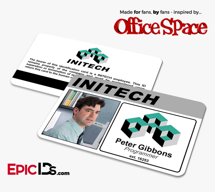 Office Space Inspired Initech Employee Id / Name Badge - Bill Lumbergh ...