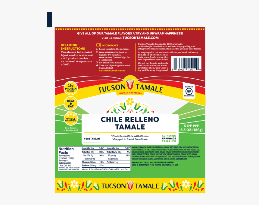 Chile Relleno Tamale - Flyer, HD Png Download , Transparent Png Image ...