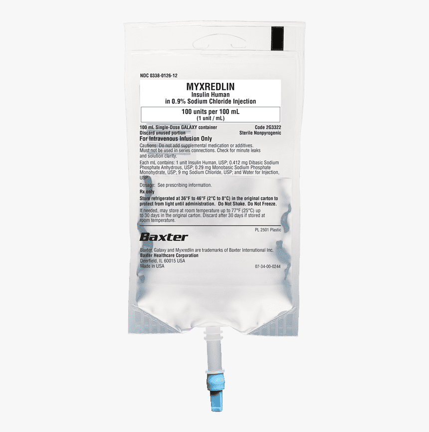 Baxter Insulin Premix, HD Png Download , Transparent Png Image - PNGitem