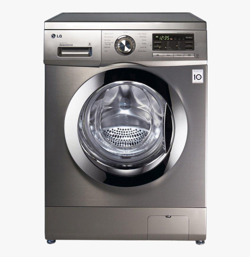 Major Appliance,washing Machine,home Appliance - Lg F1496adp24, HD Png ...