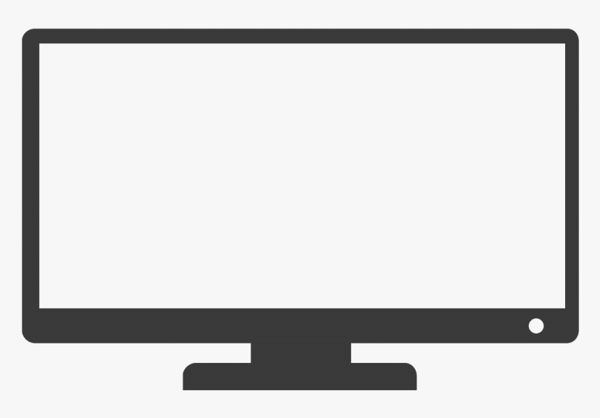 9 Flat Panel Tv Icon - Tv Isolated, HD Png Download , Transparent Png ...