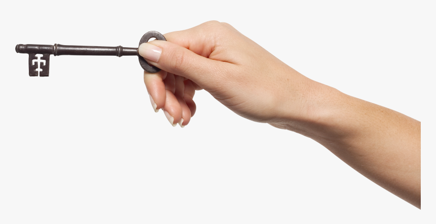 Transparent Hand Holding Something Clipart - Hand Holding A Key, HD Png ...