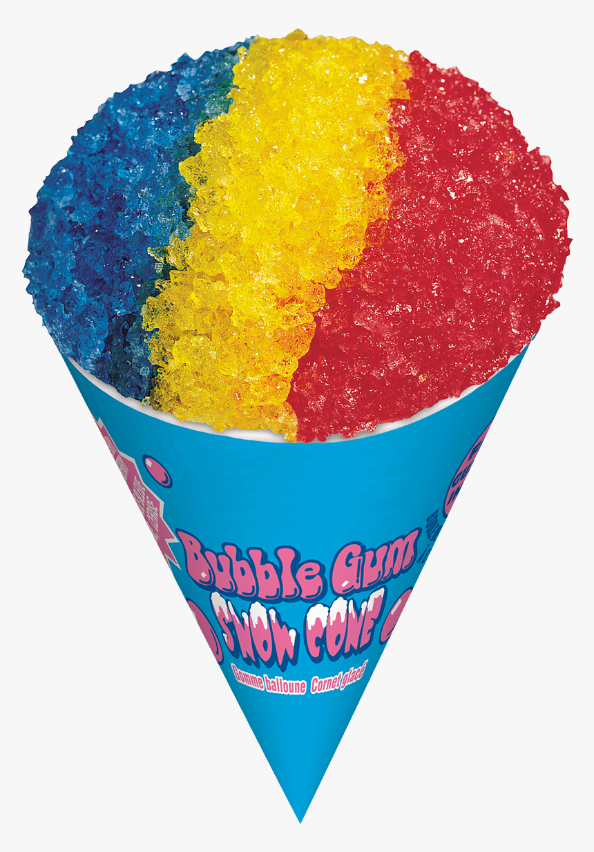 Bubble Gum Cone - Snow Cone Transparent Background, HD Png Download ...