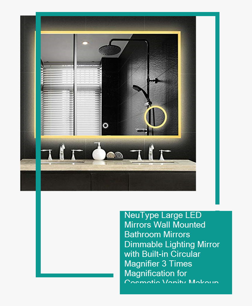Bathroom Mirror With Light, HD Png Download , Transparent Png Image ...
