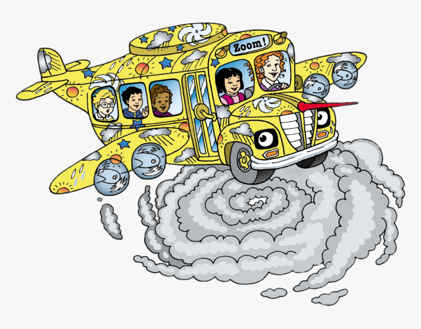 The Magic School Bus On A Cloud - Magic School Bus Png, Transparent Png ...