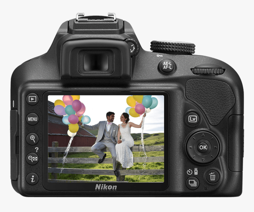 Nikon D3400 Dsl Camera, HD Png Download , Transparent Png Image - PNGitem