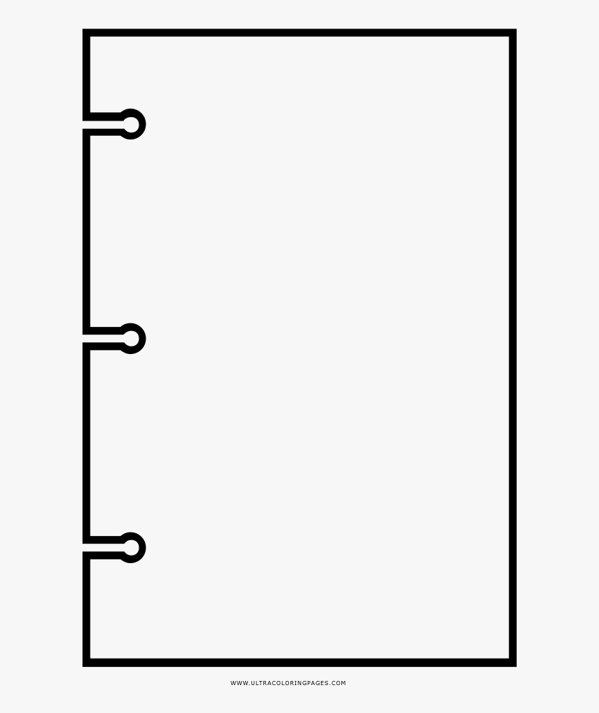 Notebook Paper Coloring Page - Paper Product, HD Png Download ...