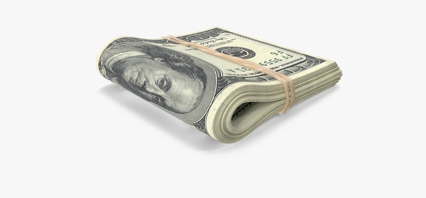 Dollar Banknotes Download Png Image - Rubber Band Money Png ...