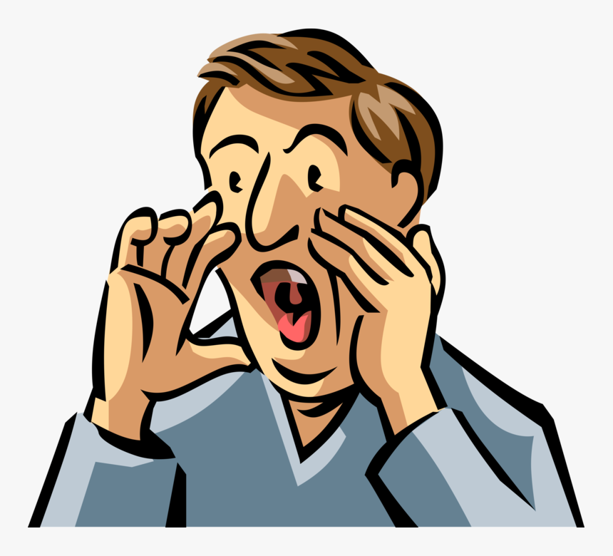 Businessman Yelling Png - Cartoon, Transparent Png , Transparent Png ...